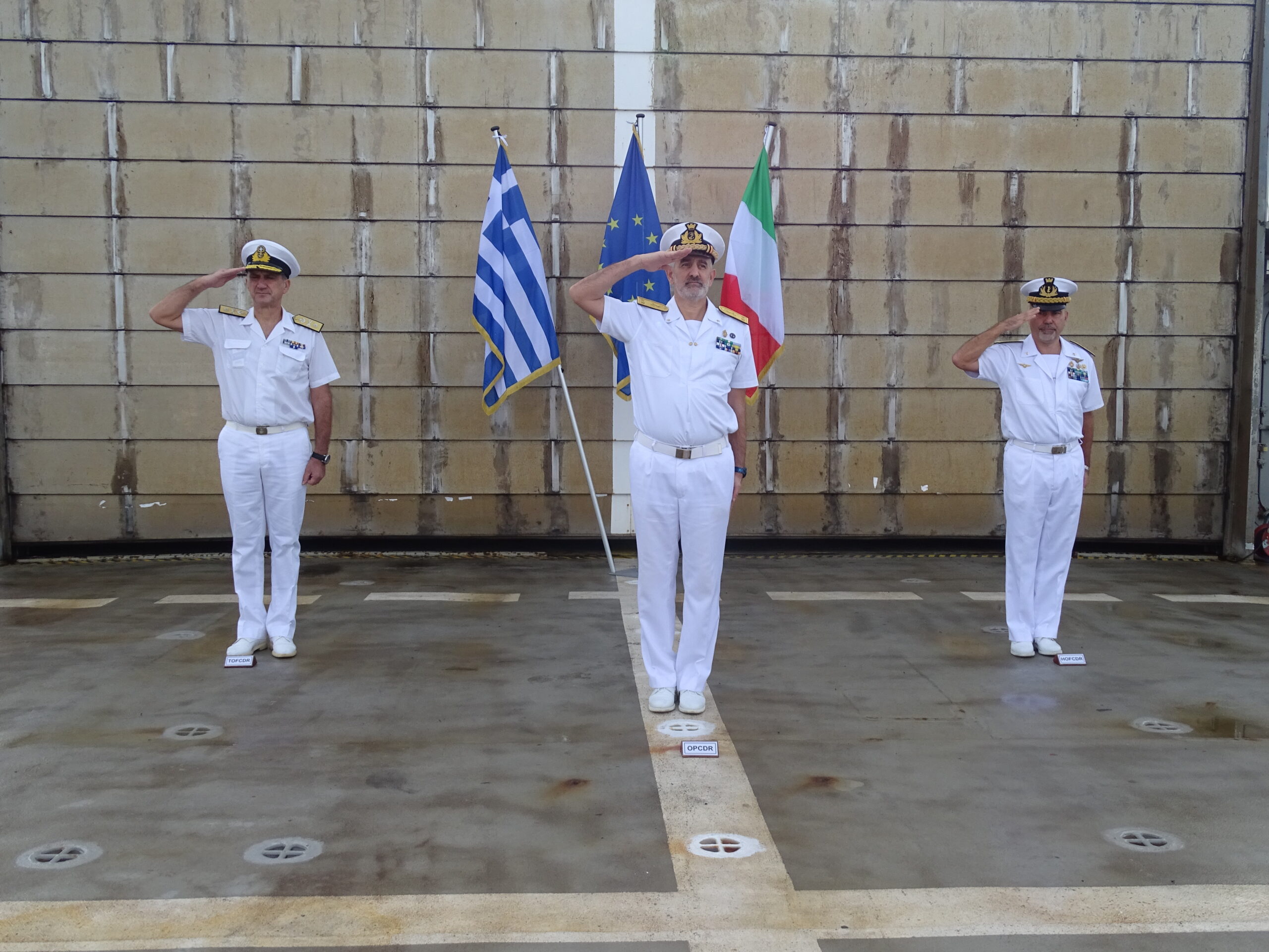 Παραλαβή Καθηκόντων Διοικητή εν Πλω της Επιχείρησης «IRINI»