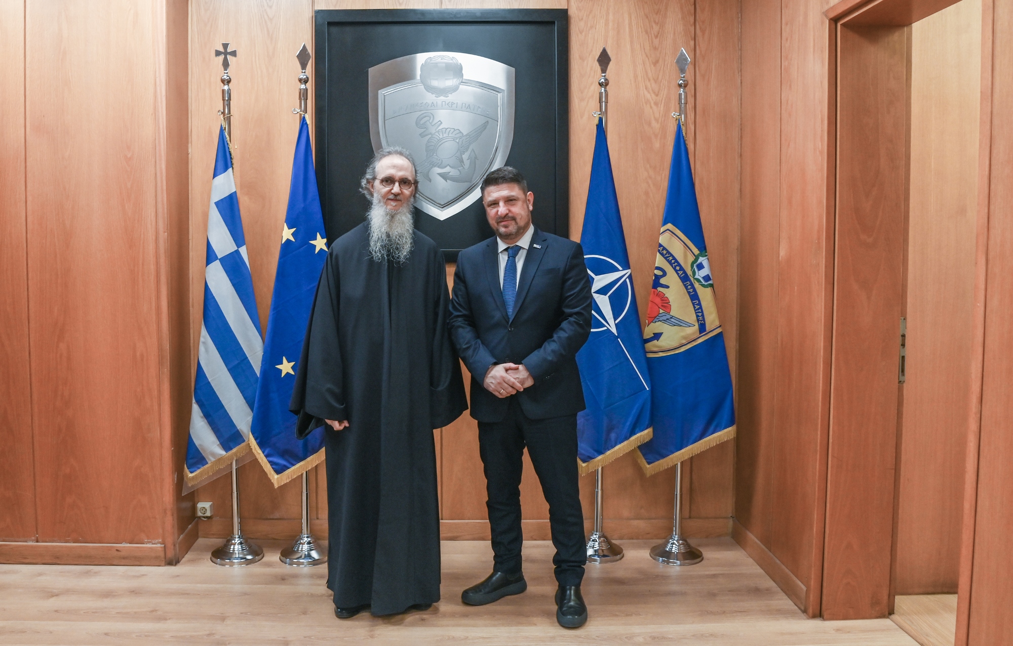 Συνάντηση ΥΦΕΘΑ Νικόλαου Χαρδαλιά με τον Μητροπολίτη Κορέας Αμβρόσιο